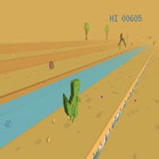 3d Running Dinosaur Google Chrome için - Eklenti İndir