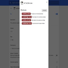 Alt Tab Shortcuts for Google Chrome - Extension Download