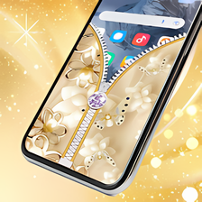 Gold lock screen for Android - Download