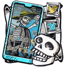 Skull Graffiti Launcher Theme for Android - Download