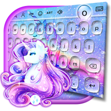 Water Star Unicorn - Keyboard para Android - Descargar
