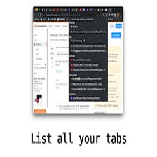 Tab List para Google Chrome - Extensión Descargar