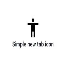 Simple new tab icon para Google Chrome - Extensión Descargar
