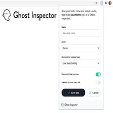 Ghost Inspector - Web Test Recorder for Google Chrome - Extension Download
