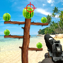 Watermelon shooting: 3D fruit game para Android - Download