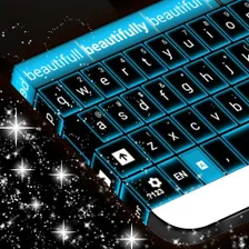 Glowing Blue Neon Keyboard APK per Android - Download