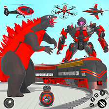 Android 용 Godzilla Robot Transform Car - 다운로드