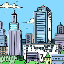 Cities Color by Number Book para Android - Descargar