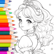 Doll Color: Princess Coloring para Android - Descargar