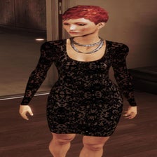 Black Lace or Velvet Dress for Femshep for Mass Effect 3 - Mod Download