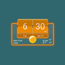 3D Flip Clock Theme Pack 05 APK per Android - Download