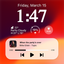 Lock Screen OS : Color Widgets para Android - Descargar