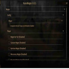 Kaoses Wages para Mount & Blade II: Bannerlord - Mod Descargar