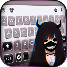 Devil Mask Girl Keyboard Theme para Android - Descargar
