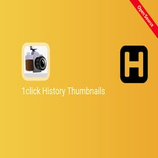 1Click History with thumbnails for Google Chrome - Extension Download