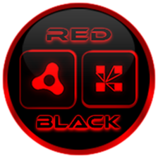 Flat Black and Red Icon Pack Free APK para Android - Descargar