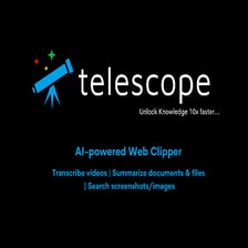 Telescope: AI-powered Web Clipper para Google Chrome - Extensión Descargar