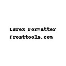LaTeX Formatter for Google Chrome - Extension Download