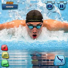 Android 용 Aqua swimming pool racing 3D - 다운로드