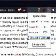 Type2Learn for Google Chrome - Extension Download