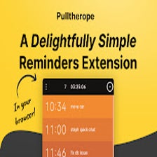 Pulltherope - Simple reminders para Google Chrome - Extensión Descargar