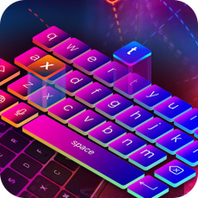 Android için Neon Led Keyboard Photo Emoji - İndir