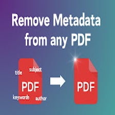 Remove Metadata from PDF для Google Chrome - Расширение Скачать