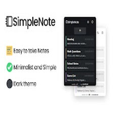 SimpleNote Google Chrome 용 - 확장 프로그램 다운로드