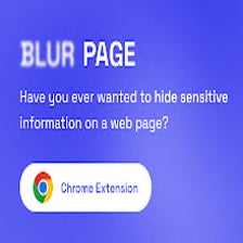 Blur Page for Google Chrome - Extension Download
