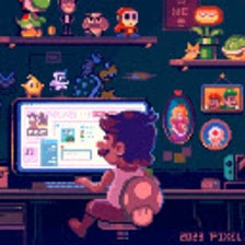 Chill Super Mario Pixel Live Wallpaper para Google Chrome - Extensión ...