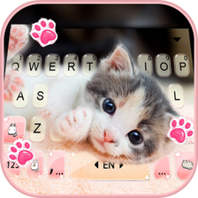 Cute Kitty 2 Keyboard Backgrou pour Android - Télécharger
