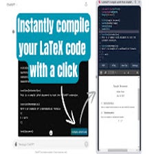 LaTeXGPT: Compile LaTeX from ChatGPT and More para Google Chrome - Extensión Descargar