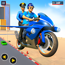 Flying Police Bike Games per Android - Download