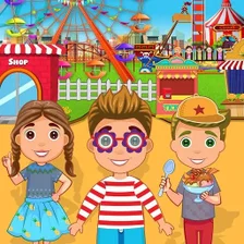 Android için Fun Town Amusement Park Life - İndir