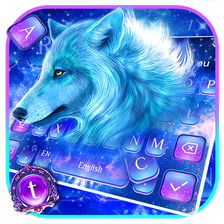 Cyan Neon Wolf Keyboard APK for Android - Download