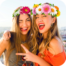Android için Flower crown photo editor APK - İndir