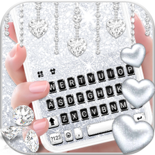 Silvery Glitter Keyboard Theme APK for Android - Download