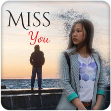 Miss You Photo Frame for Android - Download