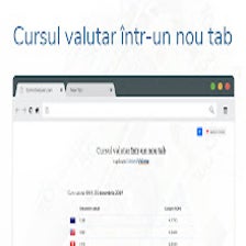 Cursul valutar într-un nou tab para Google Chrome - Extensión Descargar