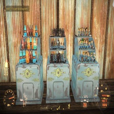 Functional Display Stands - Model Robots Nuka Cola Etc. for Fallout 4 ...