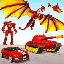 Police Dragon Robot Car War for Android - Download