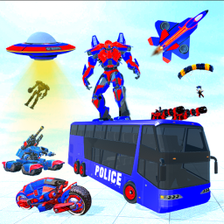 Flying Robot Bus Transform 3D for Android - Download