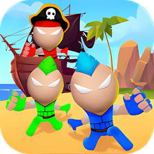 Android 용 Stickman Cartoon Survival : 1 - 4 Players - 다운로드