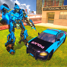 US Police Robot Car Real Robot Transformation Game APK for Android ...