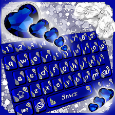 Royal Blue Heart Keyboard: Blue Color App para Android - Descargar