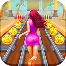 Pink Princess Run - Subway Escape Girl Run Temple para Android - Descargar