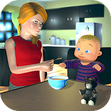 Real Mother Baby Games 3D: Virtual Family Sim 2019 para Android - Descargar