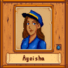 Ayeisha - The Postal Worker (Custom NPC) for Stardew Valley - Mod Download