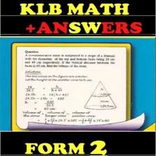 Form 2 Math Notes Answers para Android - Descargar