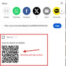 YouTube QR Code Share Google Chrome 용 - 확장 프로그램 다운로드